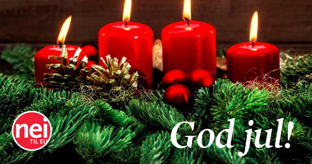 Nye regler for den felleseuropeiske julefeiring - Nei til EU